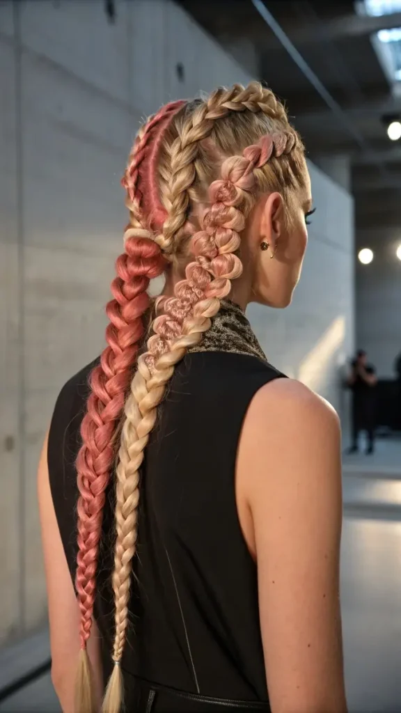 Neapolitan Braids with 4/30 Blends | Looking Nice on Me