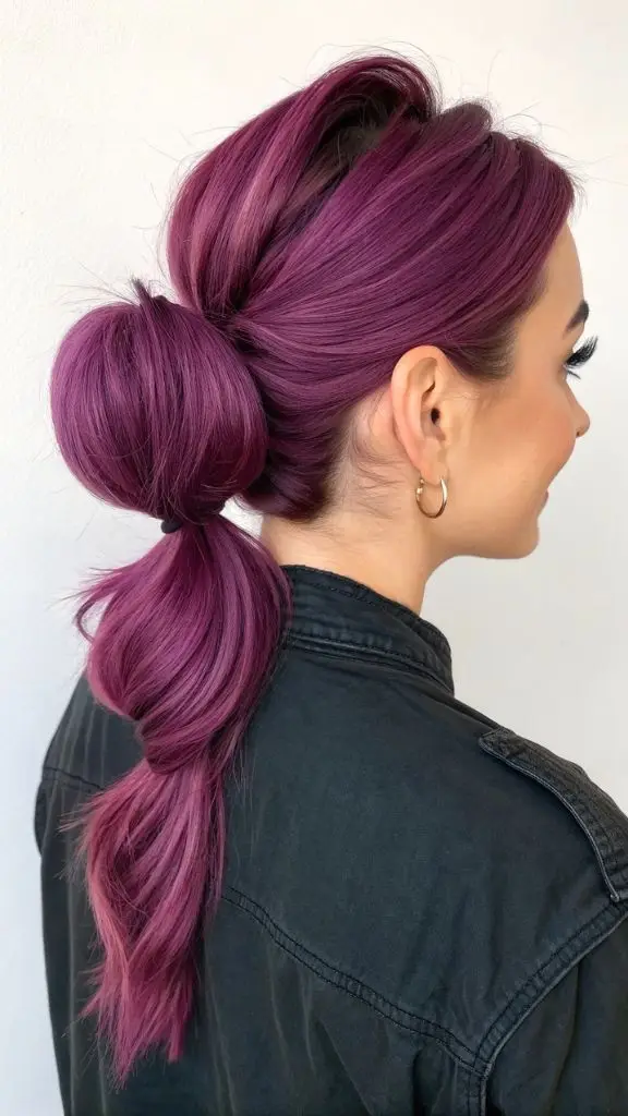 24 Stunning Plum Hair Color Ideas | Looking Nice On Me