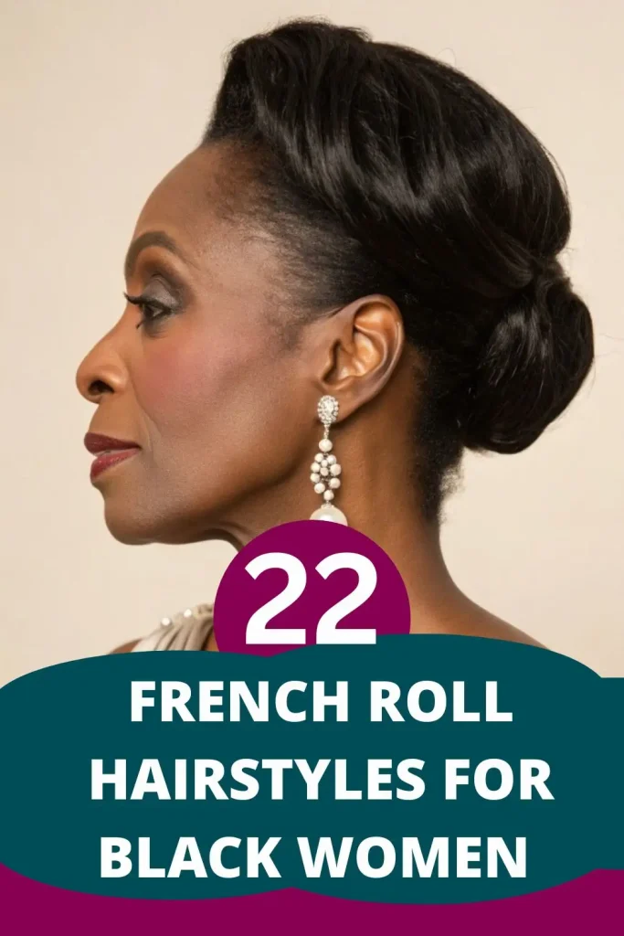 French Roll Hairstyle For Black Women | Looking Nice ON ME